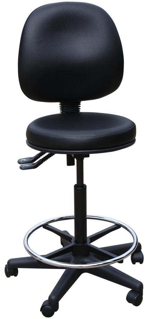 Surgeon Stool with Backrest | Safety and Mobility