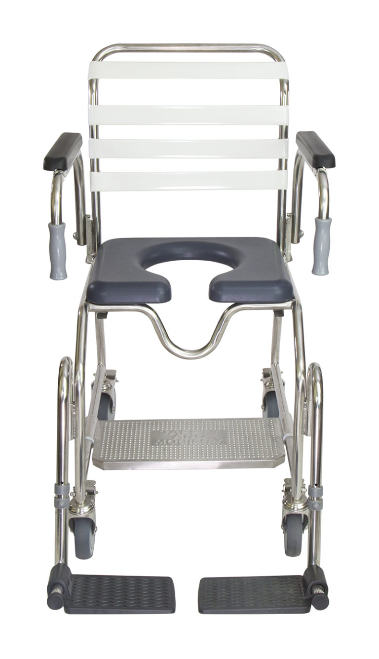 Stainless Steel Commode | Safety and Mobility
