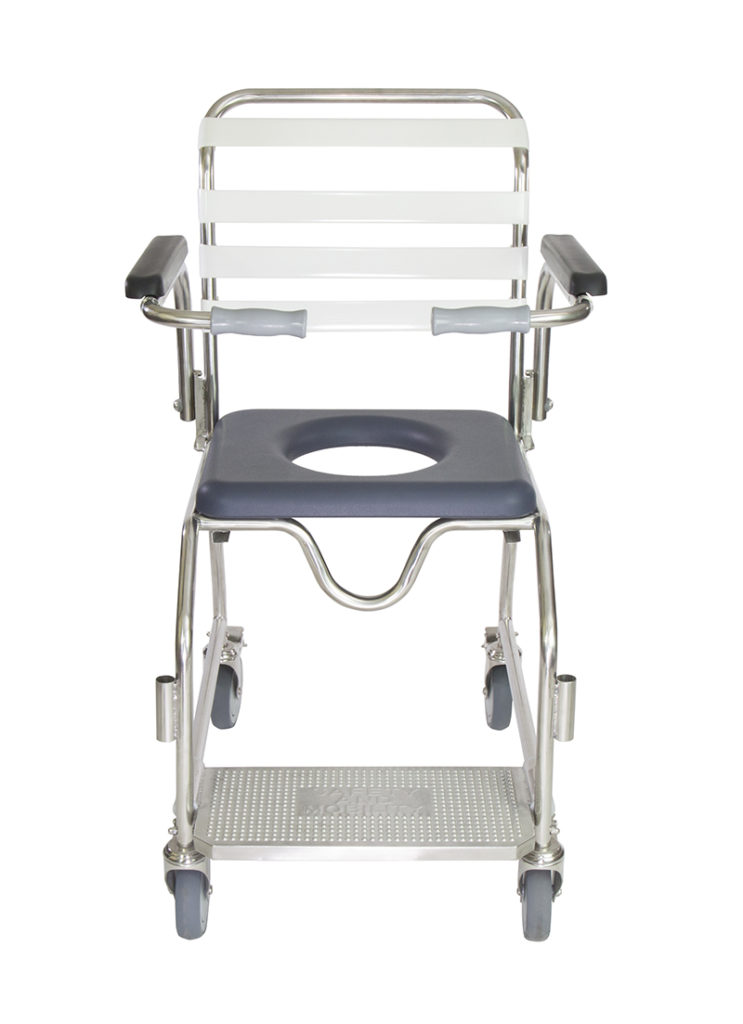 Stainless Steel Commode | Safety and Mobility