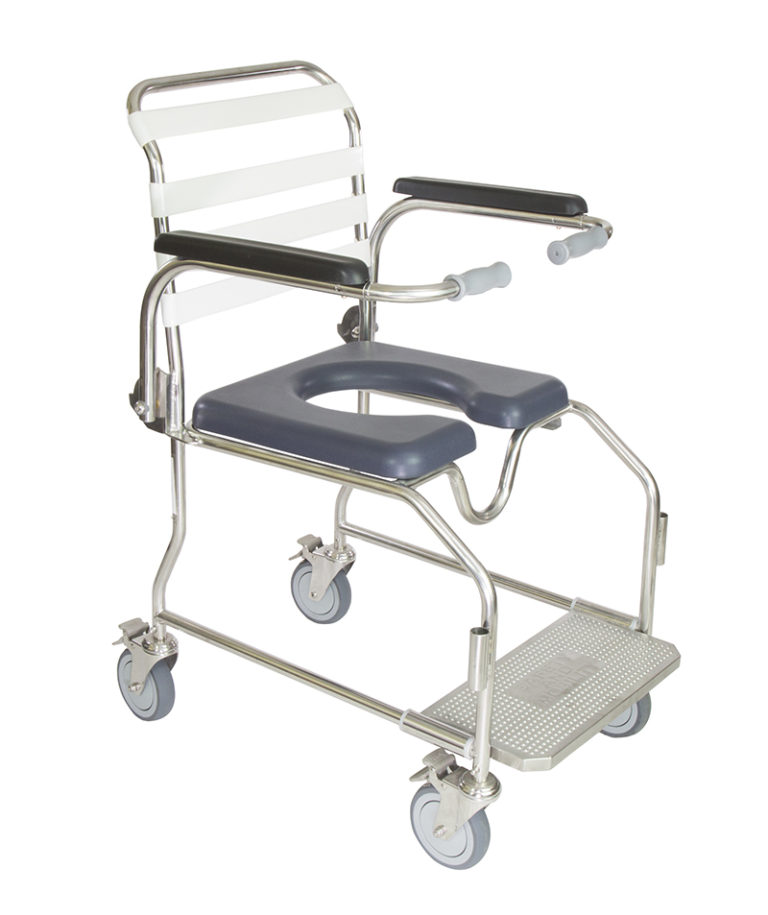 Stainless Steel Commode | Safety and Mobility