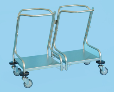 Linen Skips & Laundry Trolleys - Safety & Mobility