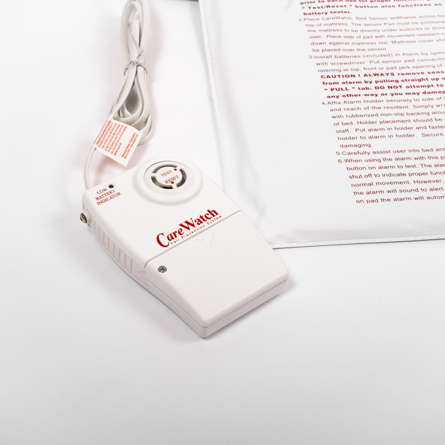 CareWatch Chair Alarm and Sensor Pad | Safety and Mobility