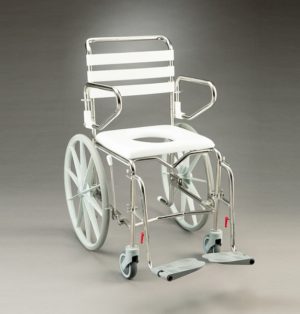 Mobile Shower Commode - Self Propelled | Safety and Mobility