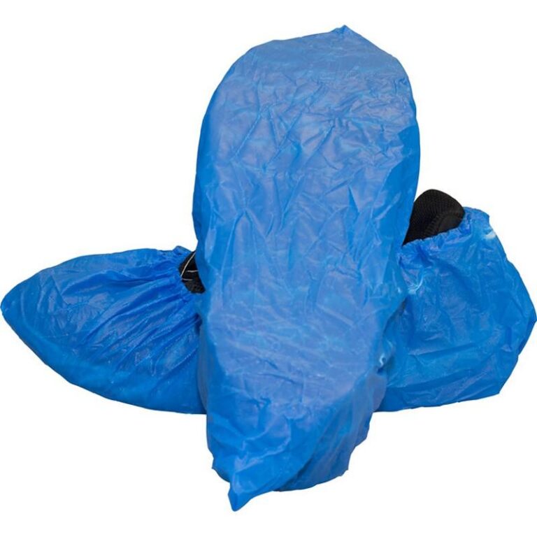 Disposable CPE Shoe Covers - Blue - Safety & Mobility