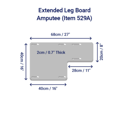 Extended Leg Board - Safety & Mobility