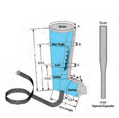 Comfy Leg Sleeve Tapered Expander - Safety & Mobility